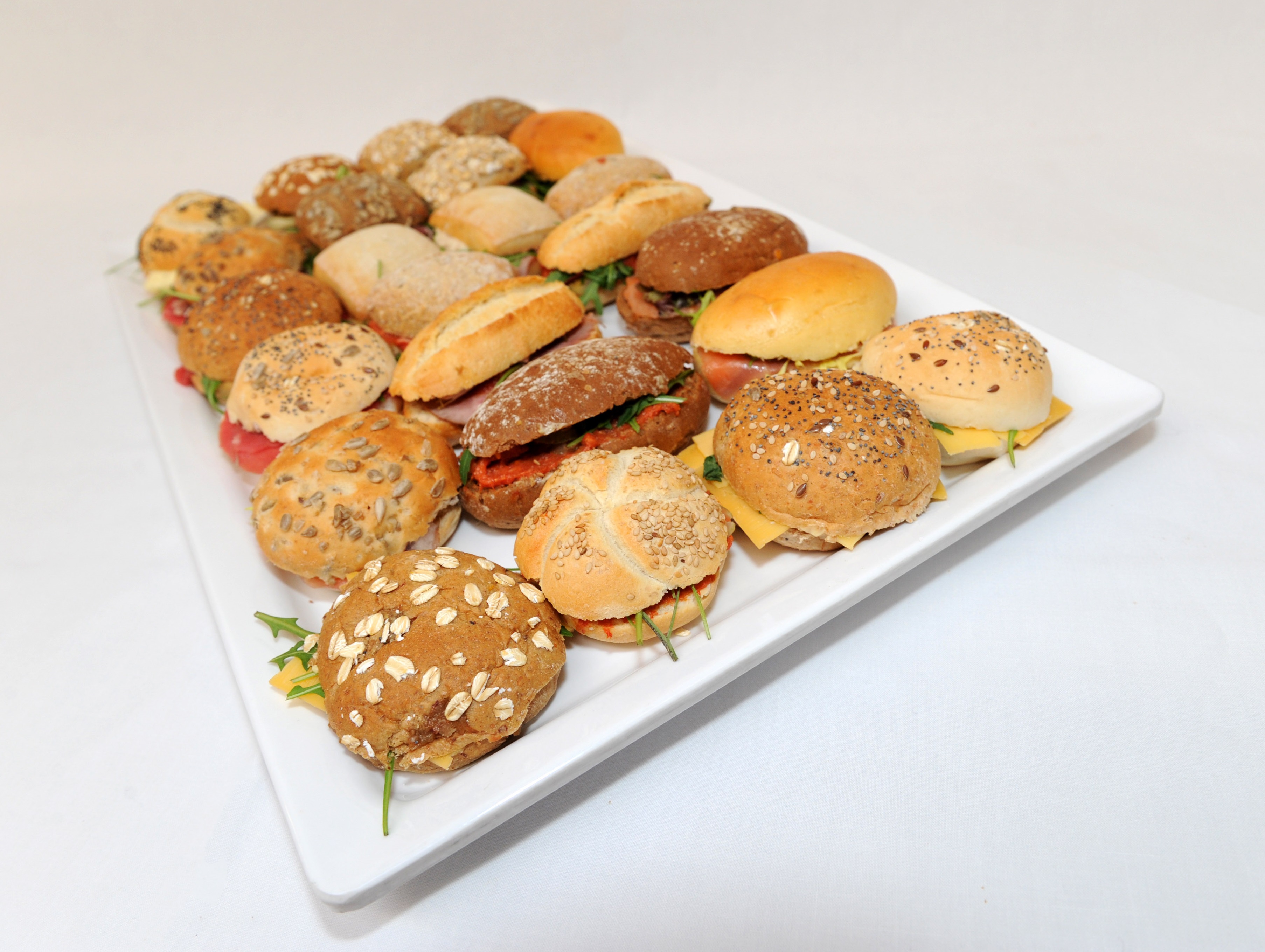 Luxe mini broodjes per stuk - It´s Pure Lunch